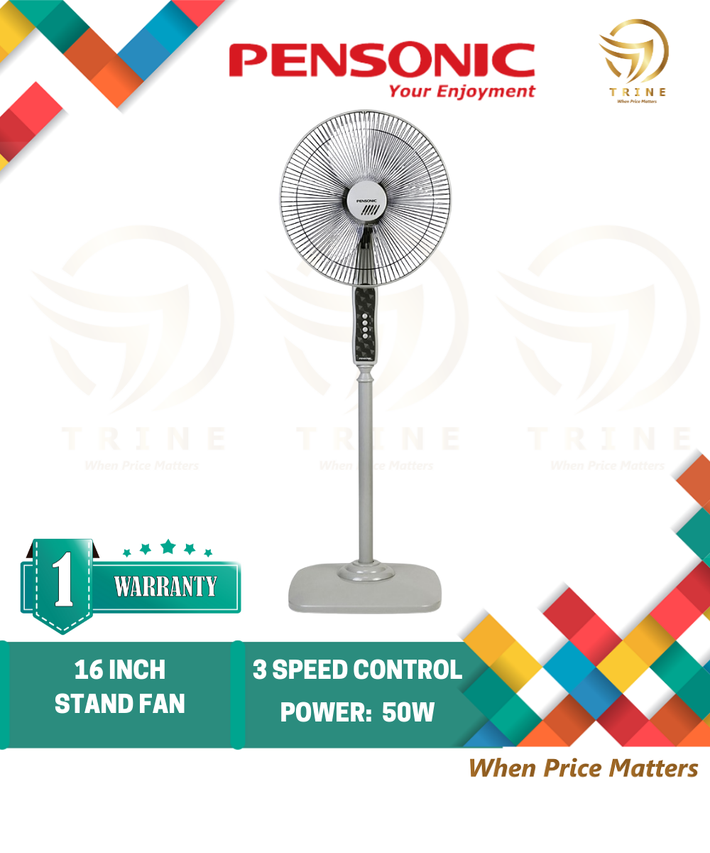 Pensonic 16 Stand Fan PSF-4505GY PSF4505GY | Lazada