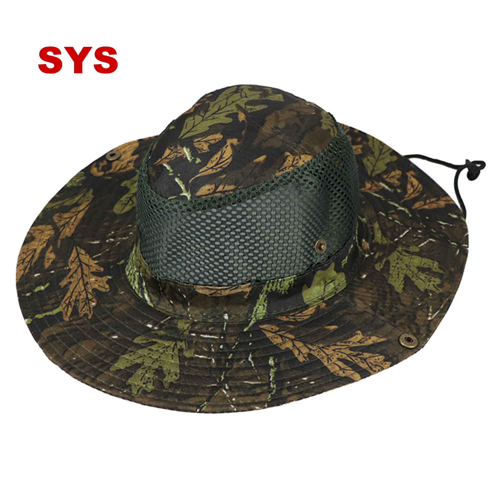 Mens Sun Hat Wide Brim Beach Hat UV Protection Camouflage Safari Hat ...