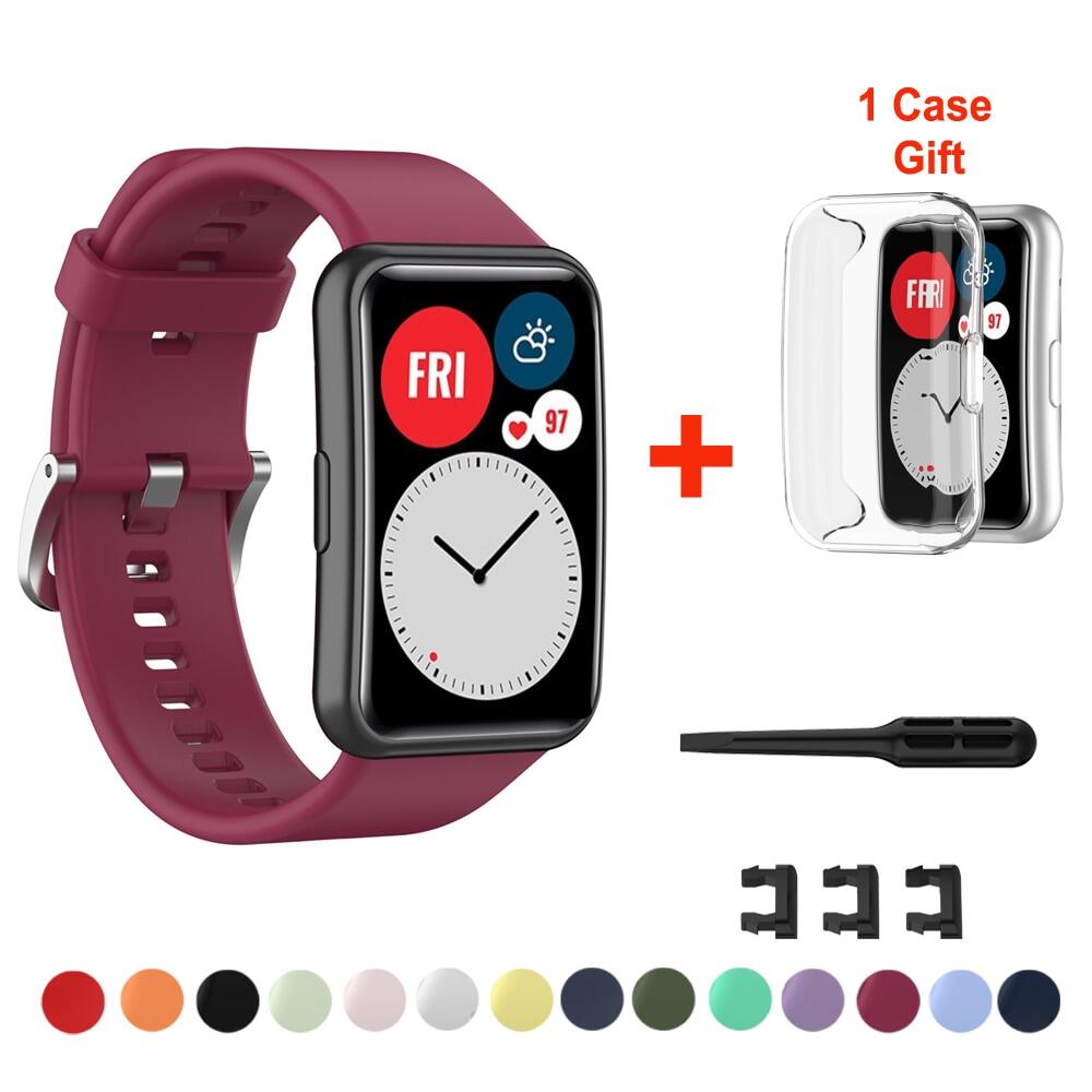 1-2pcs Curved Soft Screen Protector สำหรับ Huawei Watch Fit 2 ฟิล์มกันรอย ตัวป้องกันหน้าจอนาฬิกา ...