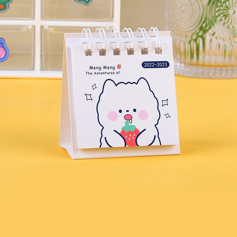 1Pc 2023 Cartoon Cute Animal Desk Calendar Creative Mini Small ...