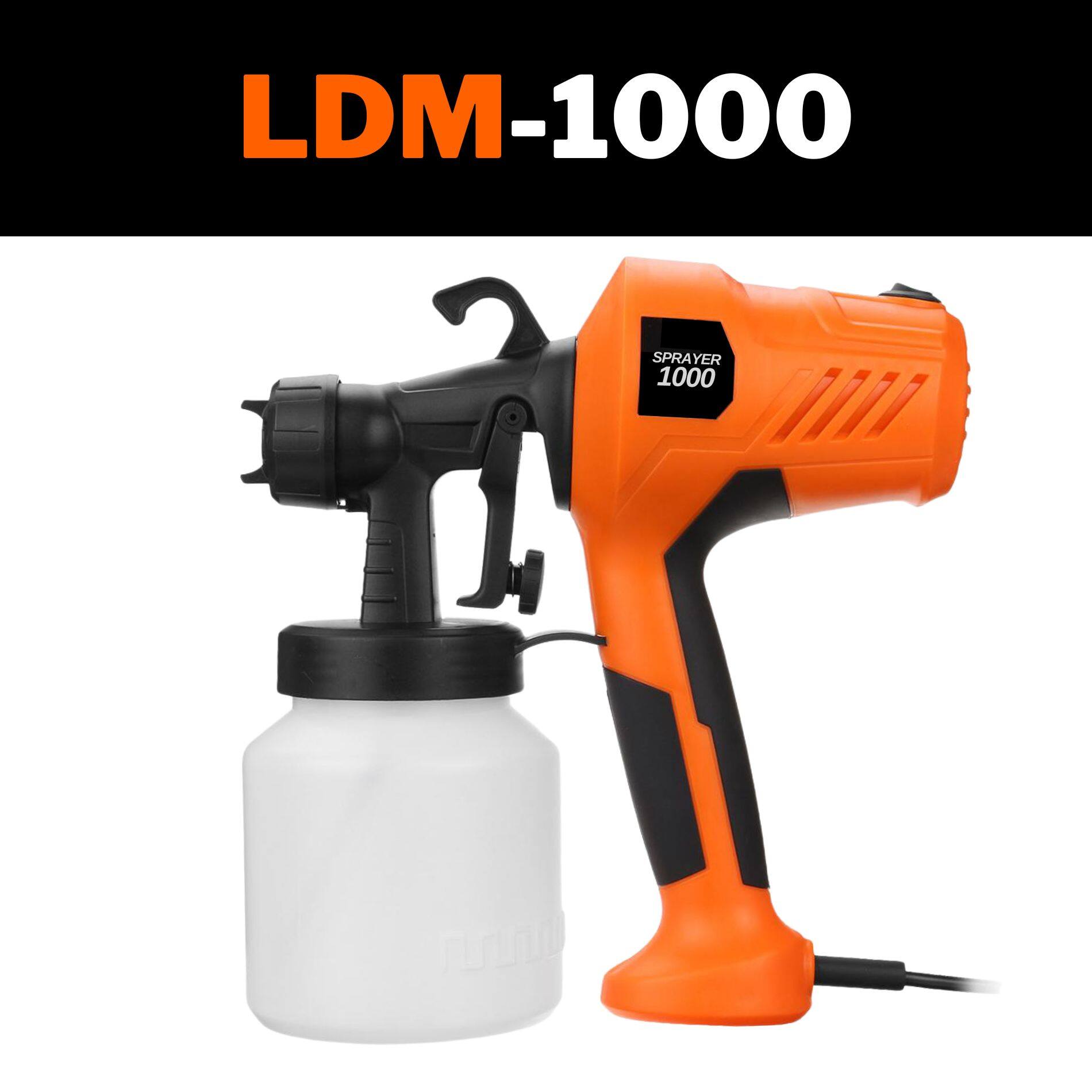 LDM-1000 400W 800ml Electric Paint Sprayer Gun Airless Spray Machine Electric Handheld Sprayers ...