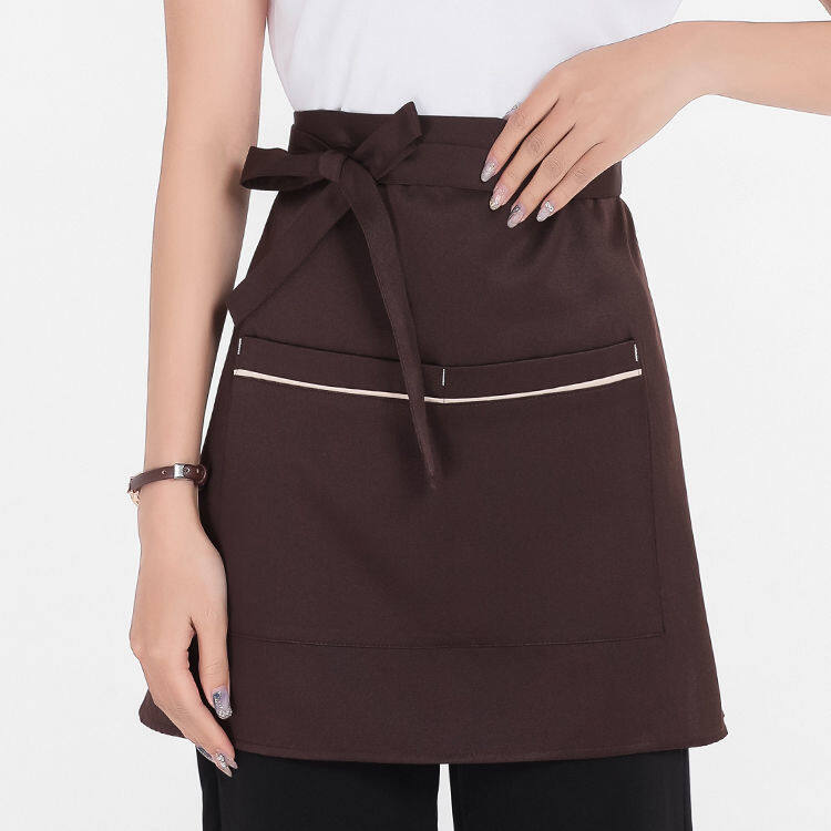Short apron waiter apron men and women's half catering apron | Lazada