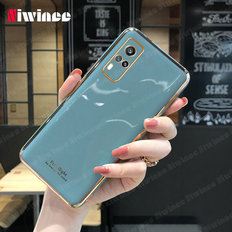 NIWINEE สำหรับ VIVO Y51 / Y51A / Y31 / Y31 2021 / Y53S / Y75 5G ชุบ ...