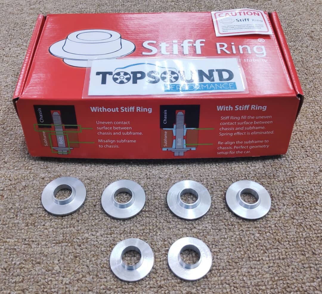 STIFF RING SUBFRAME RIGID COLLAR Hyundai Accent 4th Gen [RB] Front 6Pcs ...