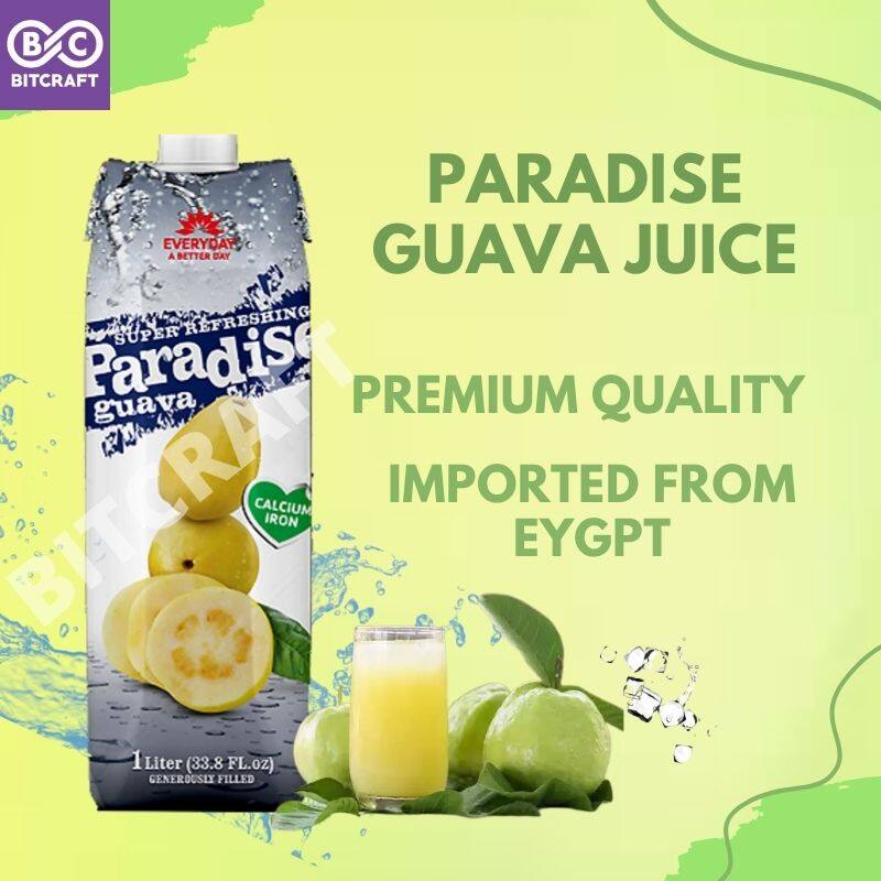 Paradise Premium Quality Guava Juice Drink 1L Imported from Egypt Jus ...
