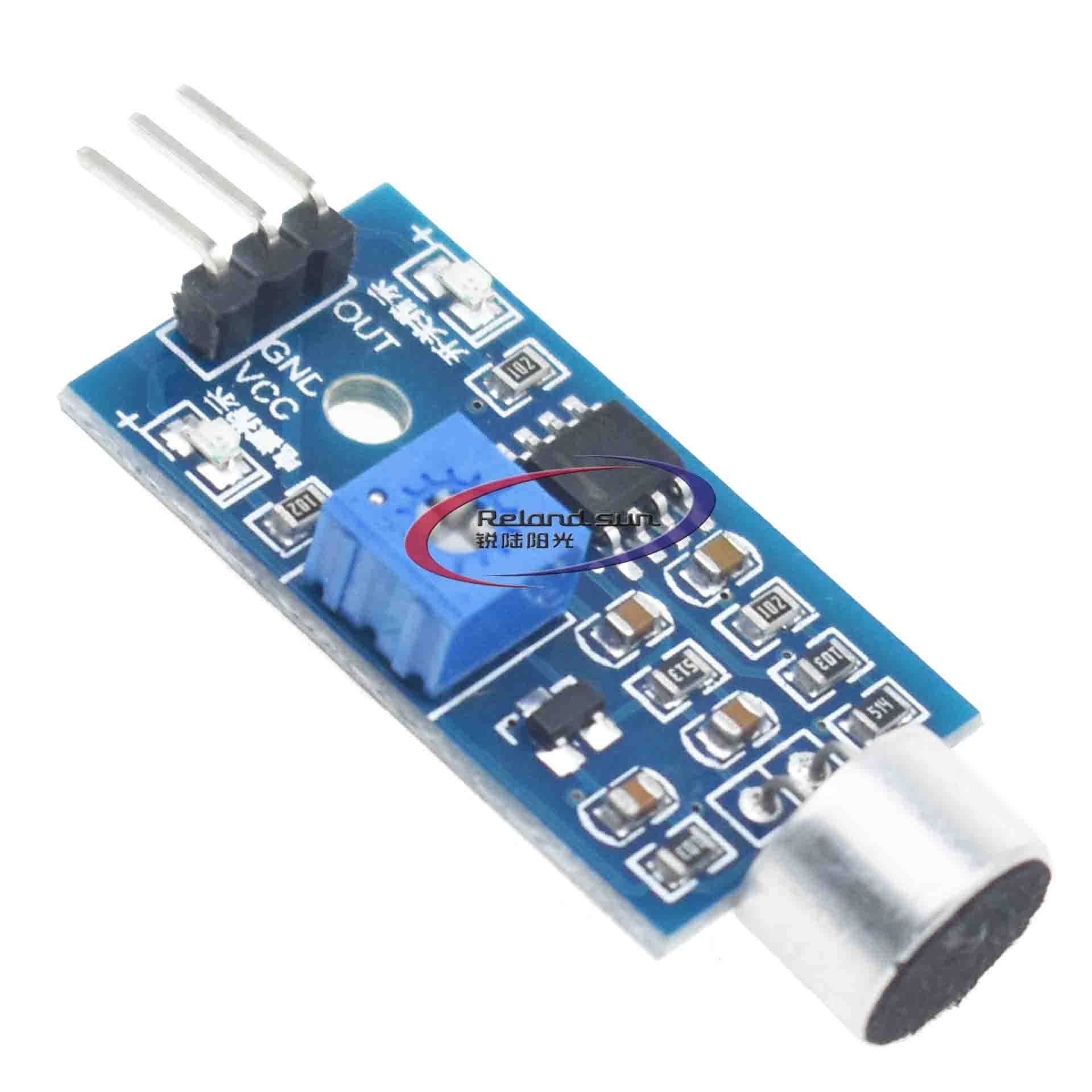 2PCS Microphone Sensor High Sensitivity Sound Detecte Voice Switch Detect Module For Arduino 3 ...