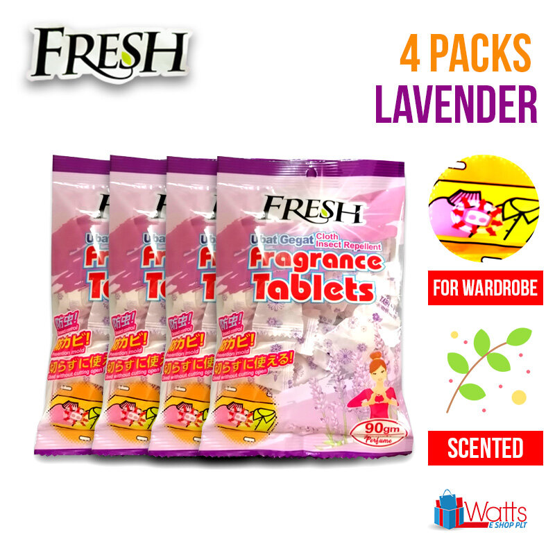 FRESH Moth Ball Mothball For Clothes Wardrobe Ubat Gegat Pewangi Wangi ...