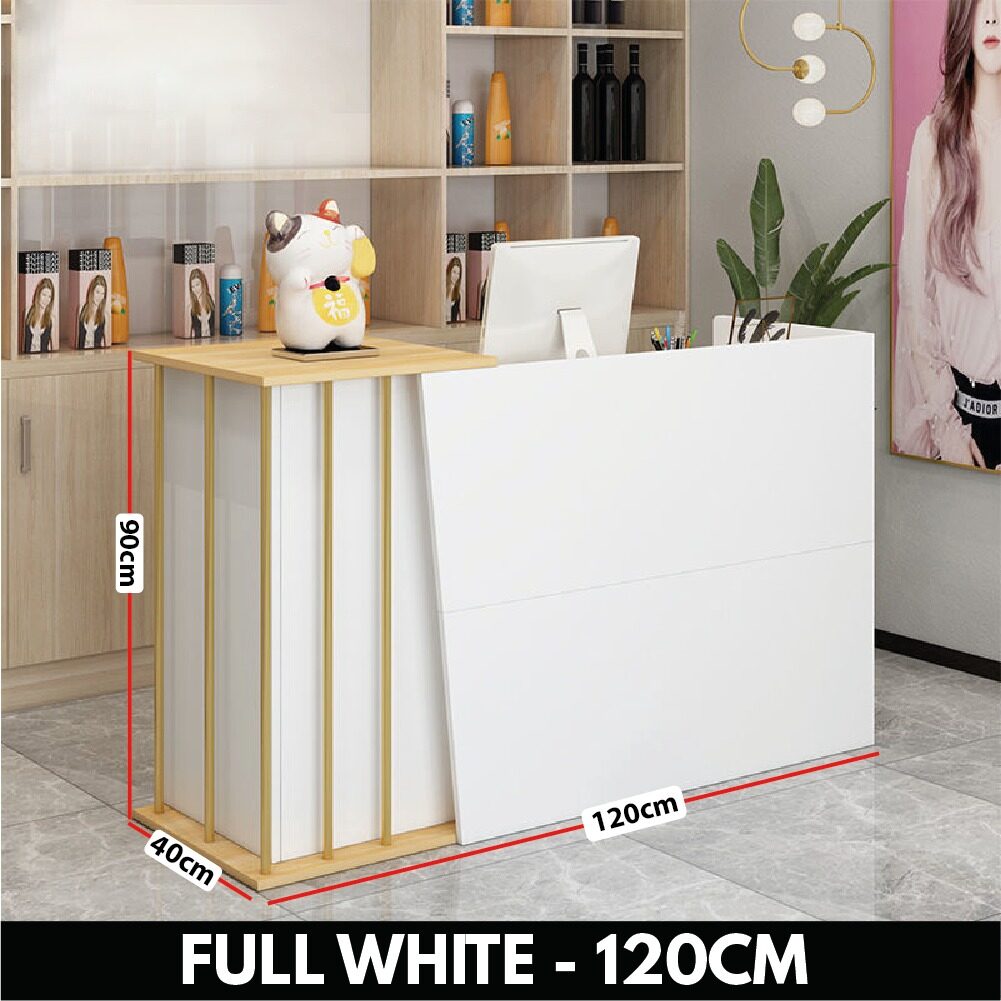 Cashier counter table Meja kaunter cashier desk shop reception drawer ...