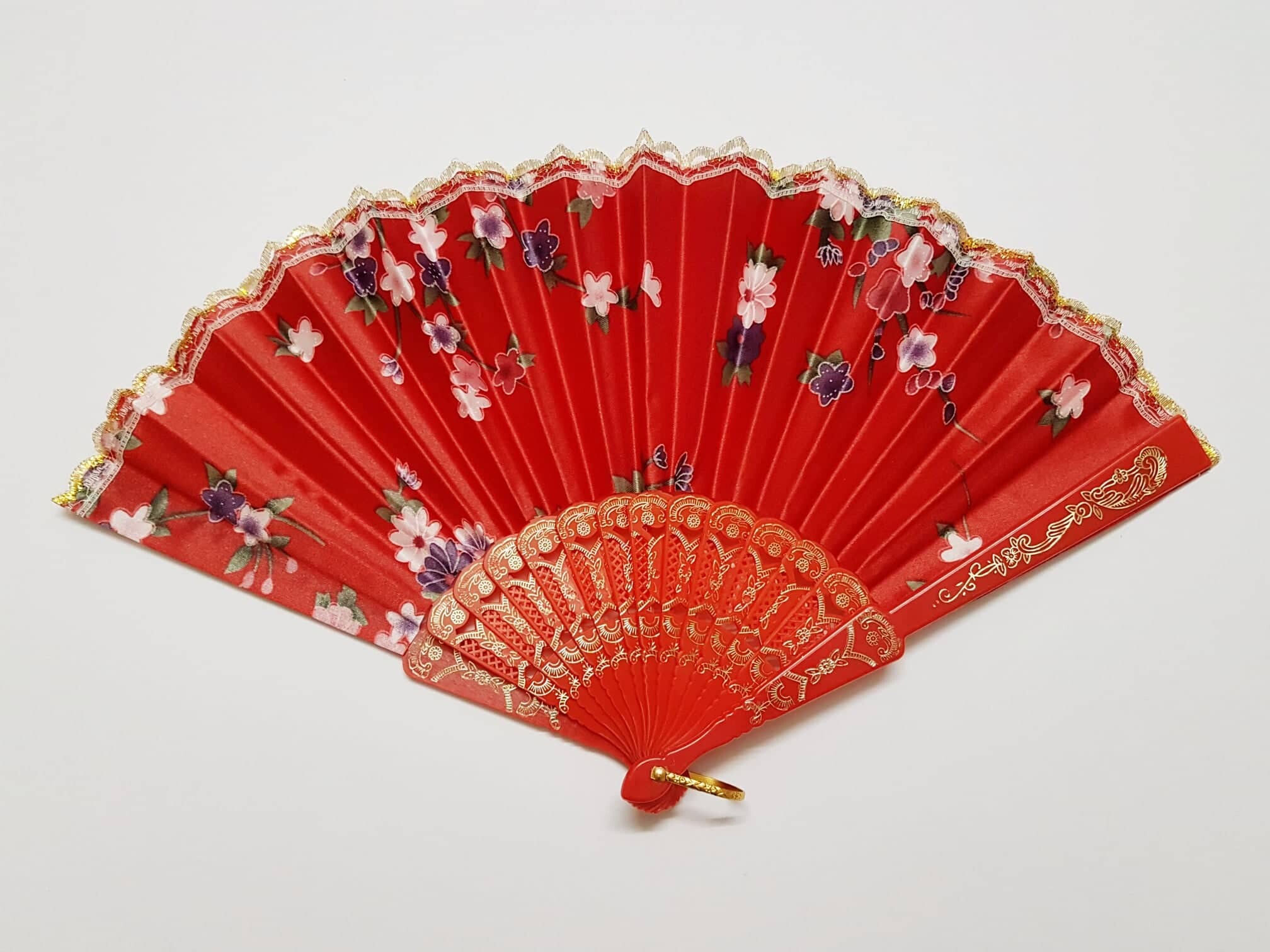 Malaysian Traditional Chinese Handmade Foldable Hand Held Folding Fan ...