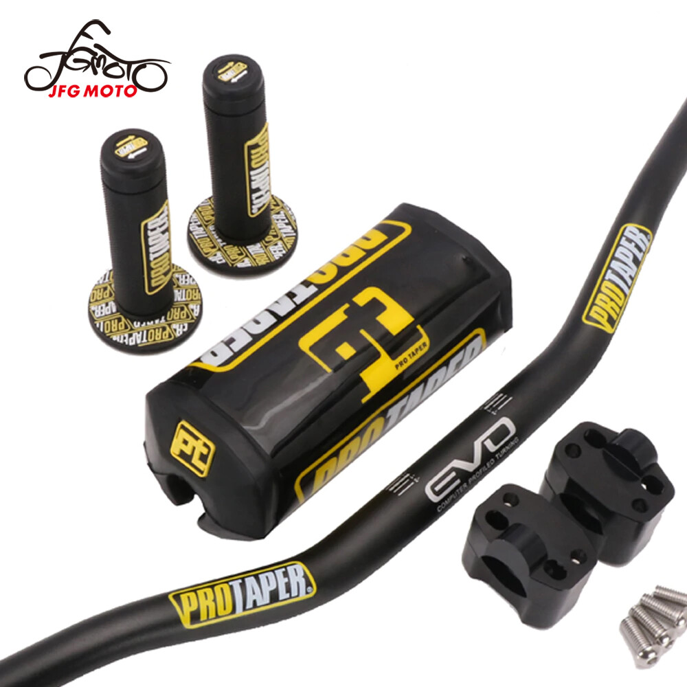 JFG MOTO 28มม.Pro Taper Handlebar Pads Grips Clamp Mount สำหรับ YZ125 ...