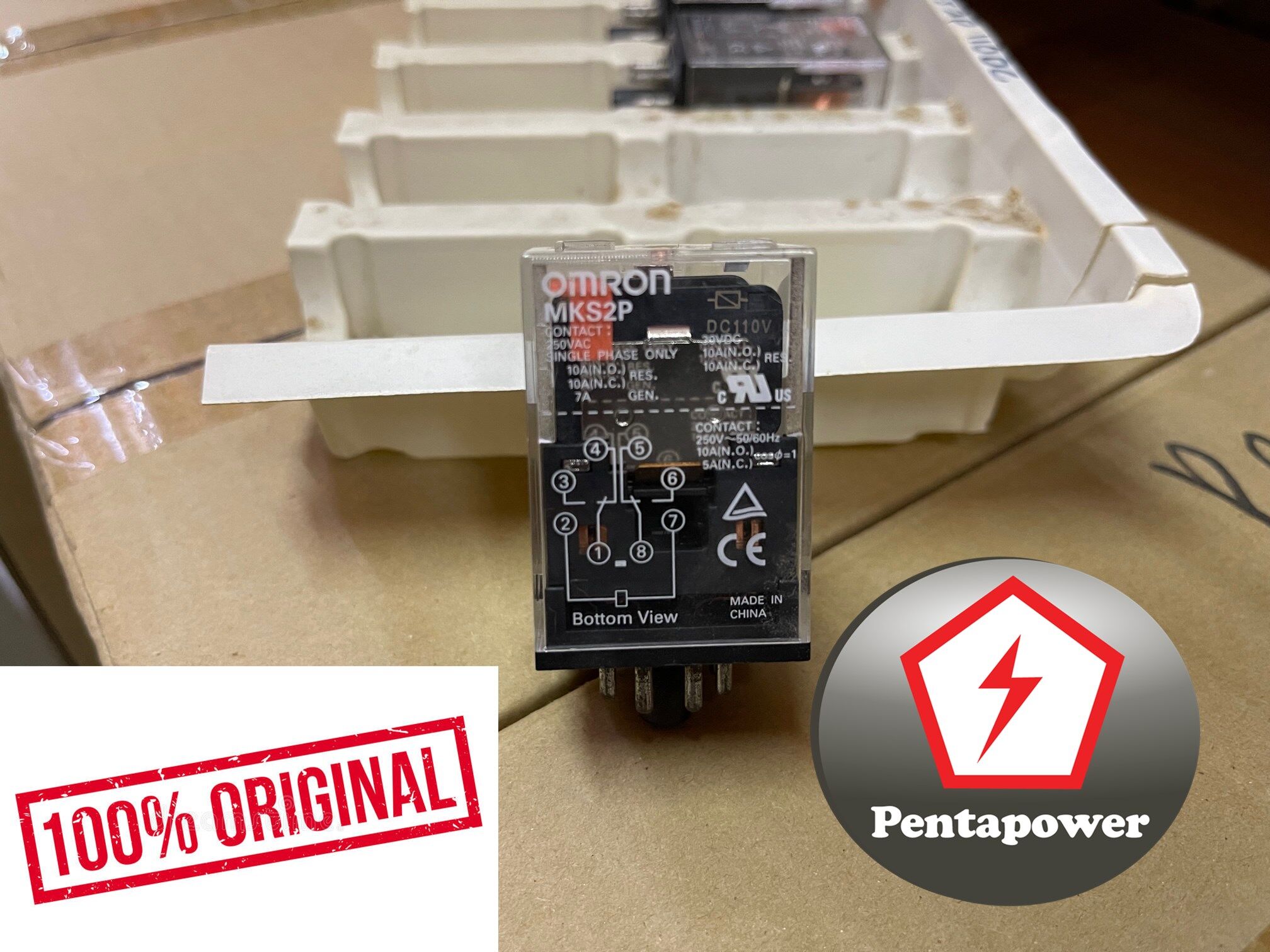 OMRON MKS2P 110VDC RELAY 8 PINS 110VDC | Lazada