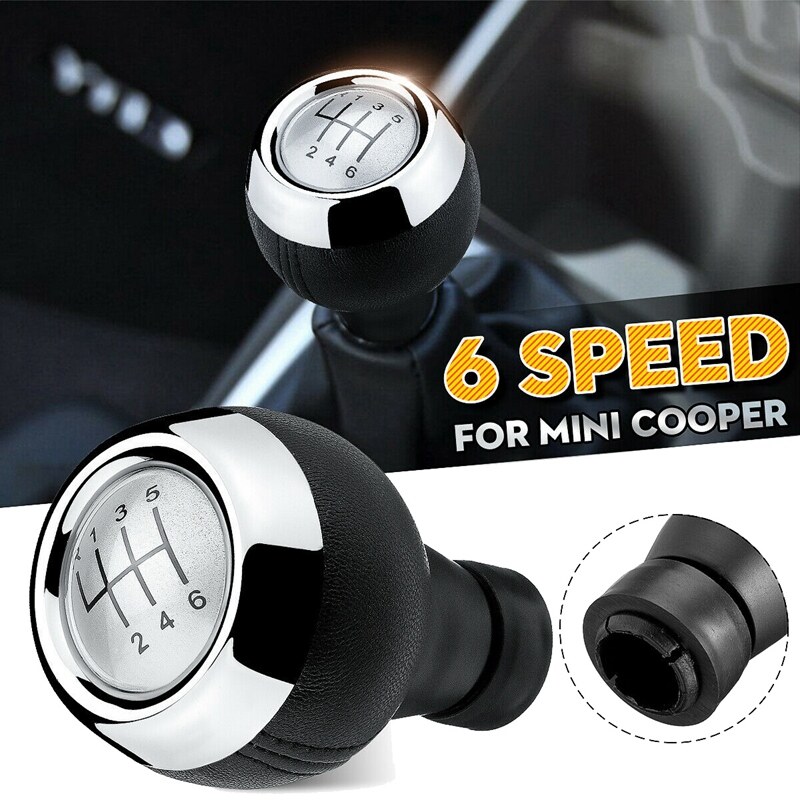 6 Speed Manual Car Gear Shift Knob Stick Shifter Lever for Mini Cooper ...