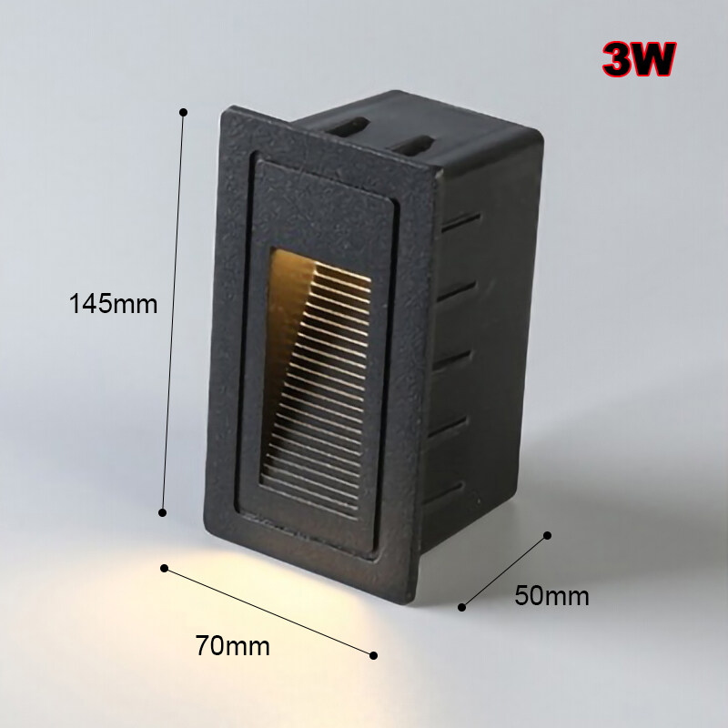 Outdoor Waterproof IP65 footlight Lighting Recessed Wall Lamp LED ...