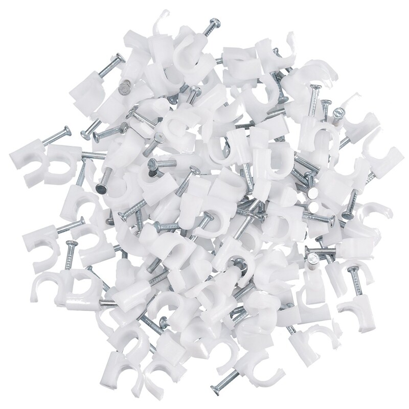 300 Pieces Of Cable Staples Clip Wall Wire Nail Fixture For Ethernet ...
