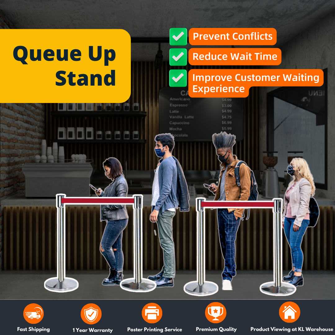 Queue Stand | Queuing Stand | Queue Up Pole | Stainless Steel Queue ...