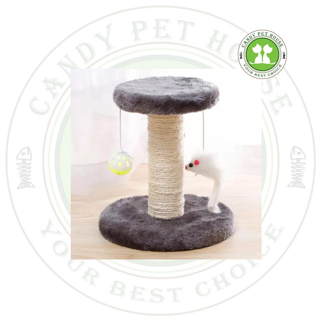 Cat Scratcher Circle For Cat Mouse+Ball Beige/Grey/Red 20*18*15CM | Lazada