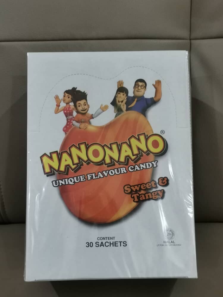 Nano Nano Unique Flavour Candy Sweet & Tangy 30 sachetsx15g | Lazada