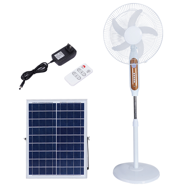 DC solar fan rechargeable energy solar fans for home 16 inch solar ...