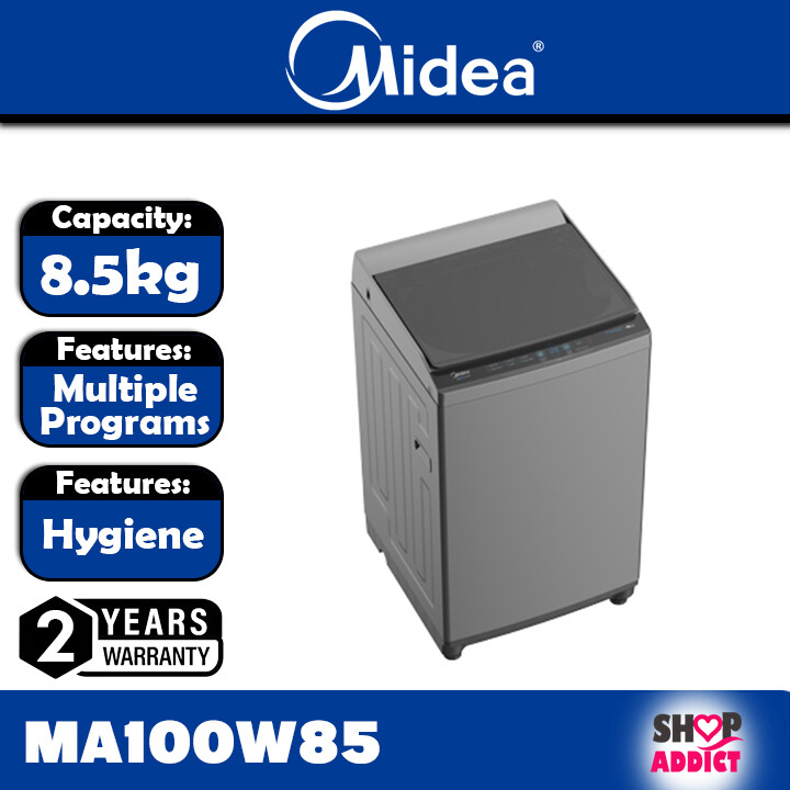 MIDEA MA100W85 Fully Auto Top Load Washing Machine 8.5kg/ Mesin Basuh ...