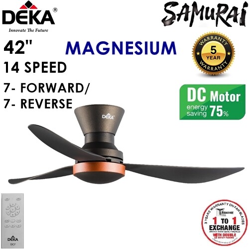 DEKA DC MOTOR BABY FAN CEILING FAN 3 BLADE CONCEPT 42 (MG/ WH)/ CONCEPT ...