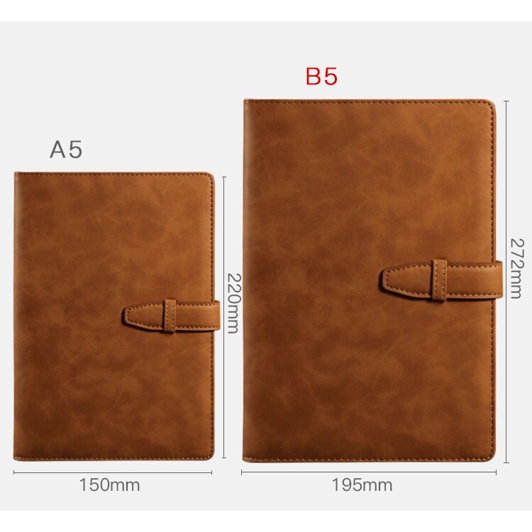 {hot} RuiZe Creative Office Leather Notebook B5 Daily Planner Agenda ...