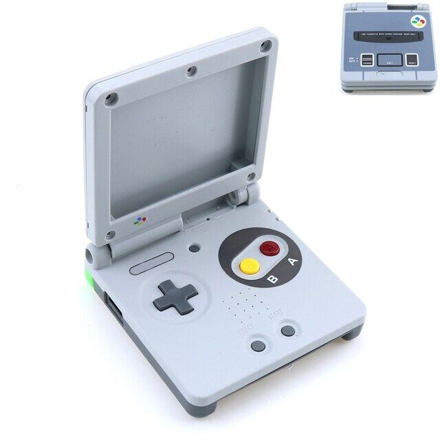 New SNES Shell for GBA IPS V2 LCD Screen Pre cut Original Shell for ...