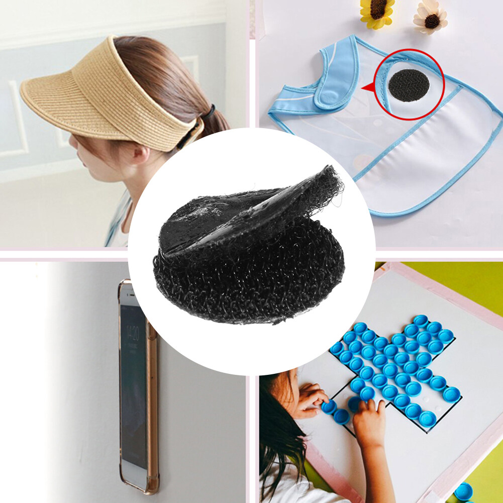 50 Pairs Round Double-sided Dots Sticker Strong Self Adhesive Fastener ...