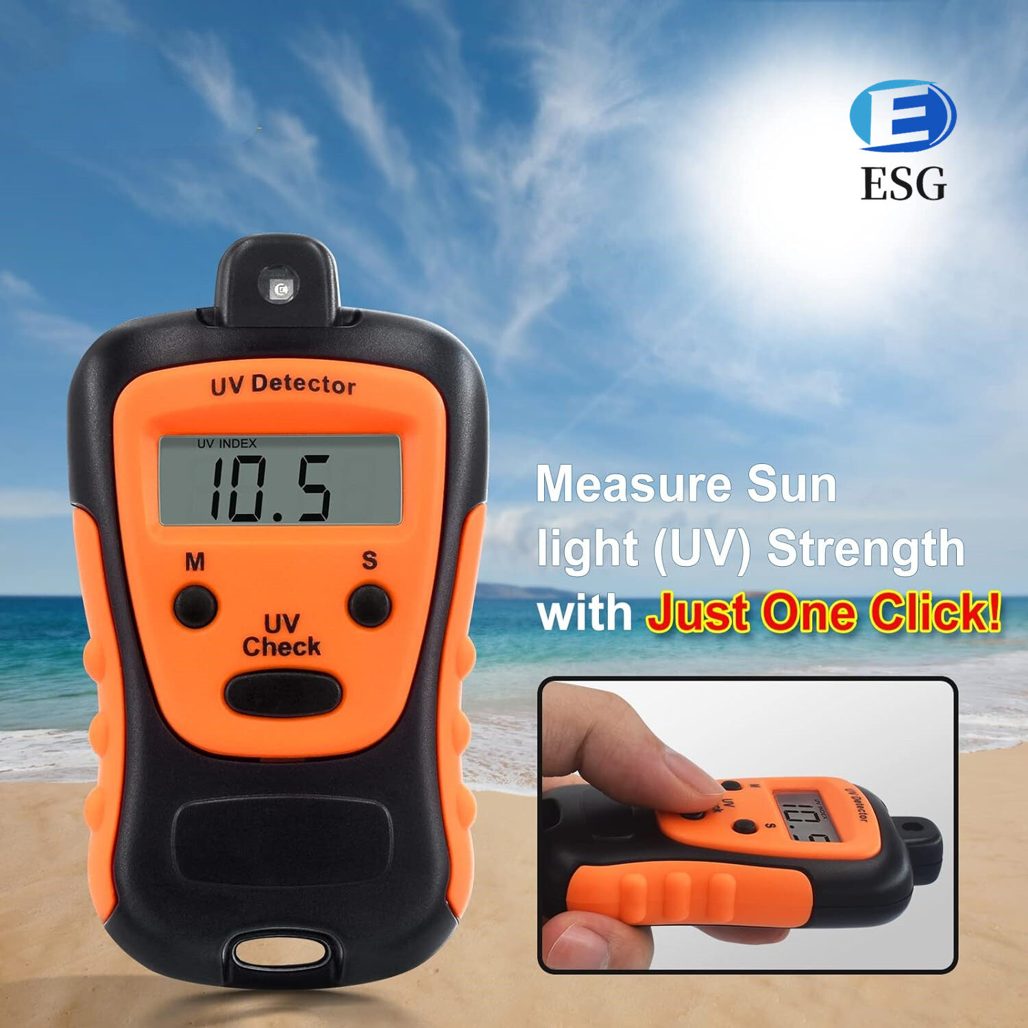 UV Strength Tester for Measuring Sun Light UV Level,High Precision UVA ...
