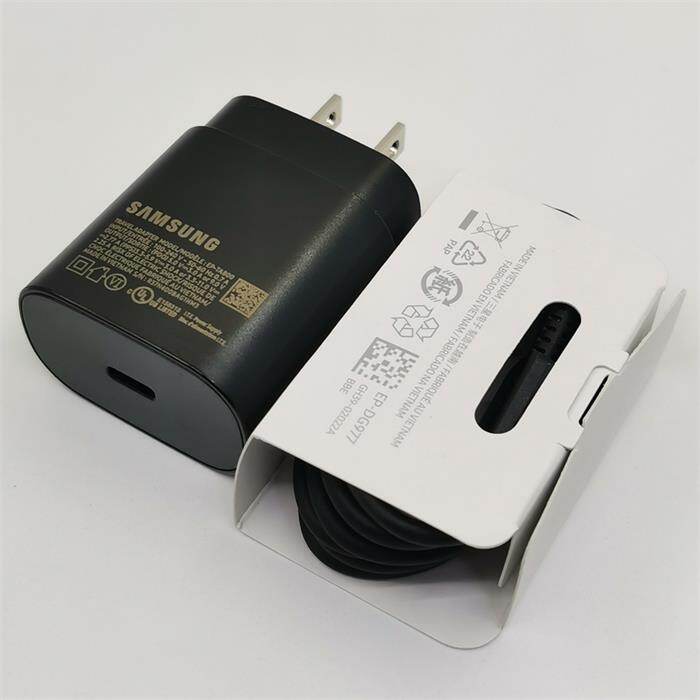 Samsung 25W US Plug Fast Charger PD Super Charging Adapter 3A Type C ...
