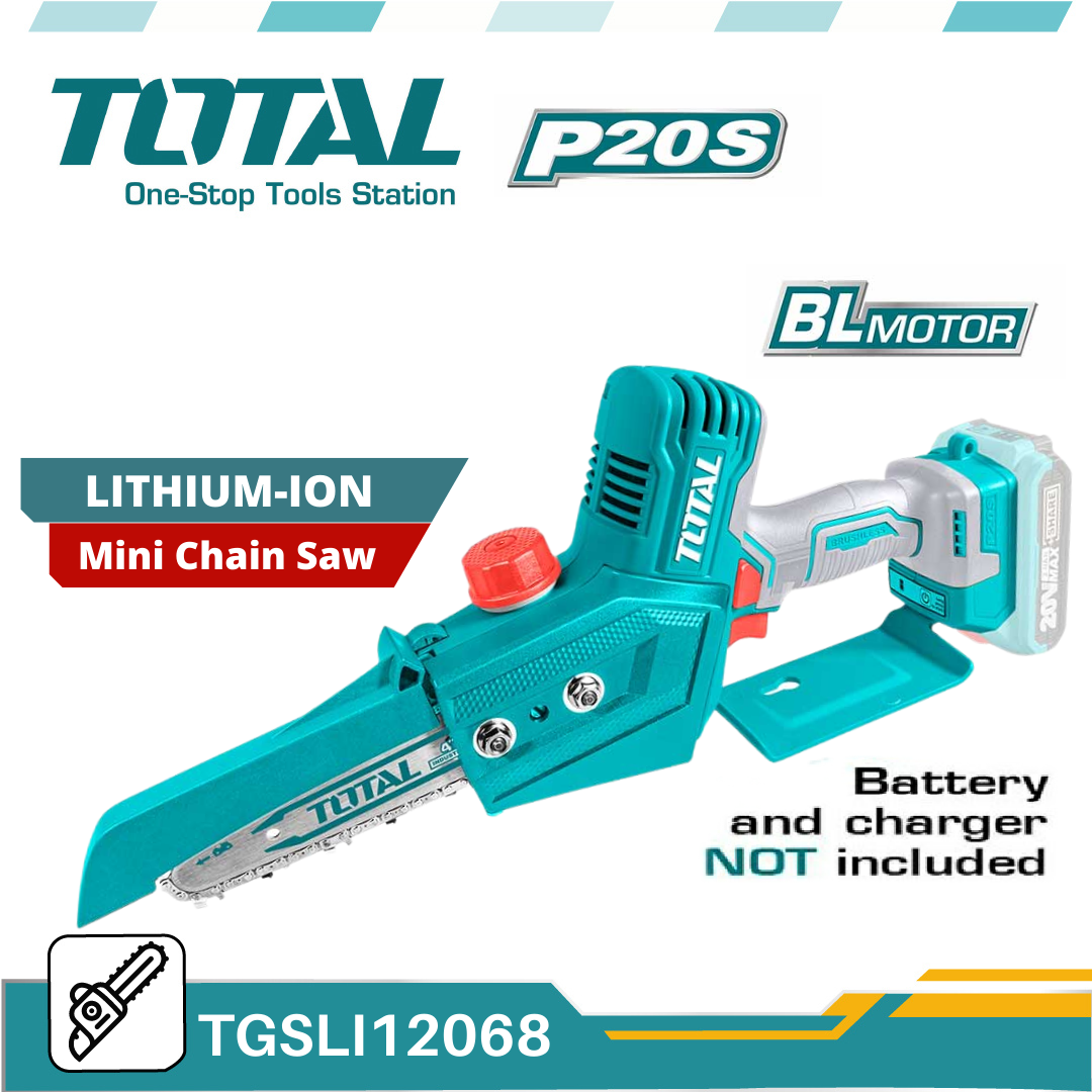 TOTAL TGSLI2068 Lithium-ion Mini Chain Saw 20V | Lazada