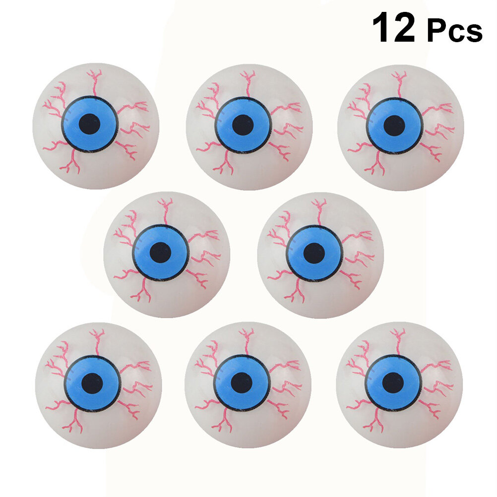 Eshopdeal【Ready Stock】12 Pcs Horror Eye Balls ปาร์ตี้ฮาโลวีนสยองขวัญ ...