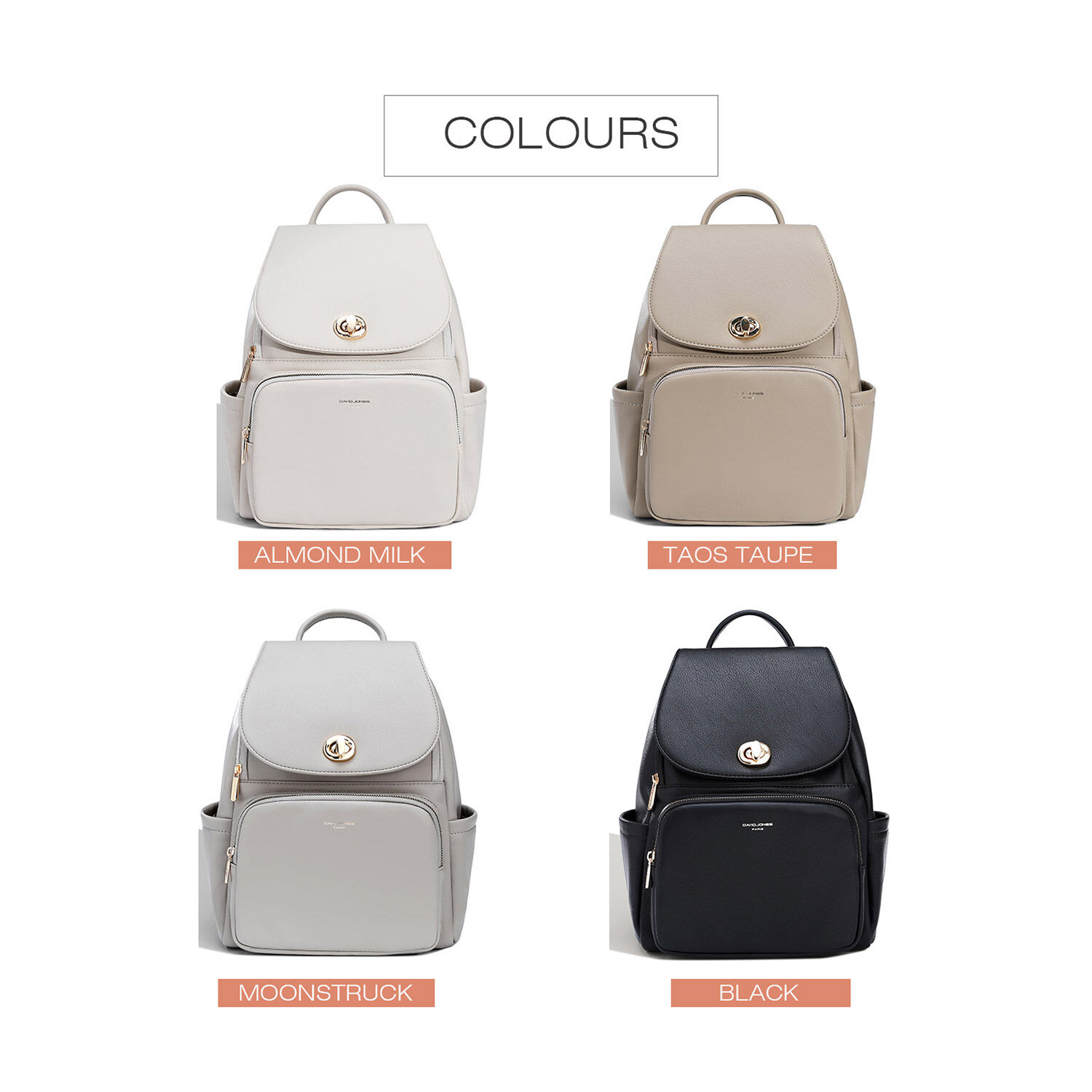 David jones Paris backpack for women pack bag back pack bag mini ...