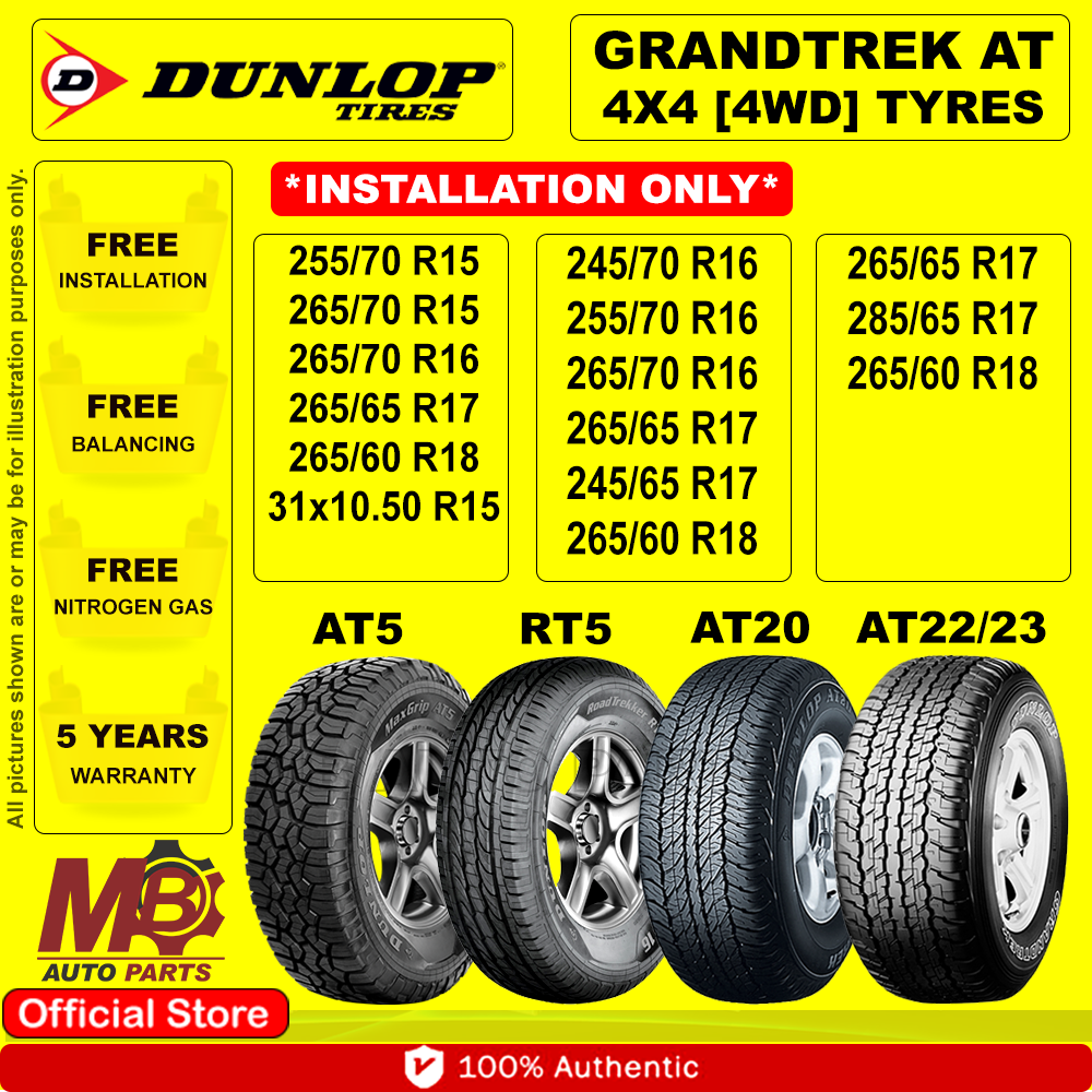 Dunlop Grandtrek Maxgrip AT5 / AT20 / AT22 - 4x4 | 4WD | Luxury SUVs ...