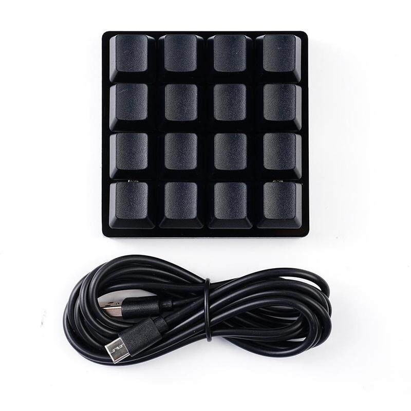 Mini Black 24 Key Mechanical Keyboard 9 Key 16 Key Gaming Keyboard Sayo Device Shortcut ...