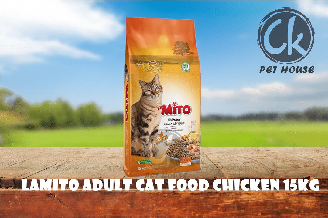 [NEW PACKAGING] Mito LaMito Premium Adult - Chicken Cat Food 15KG | Lazada