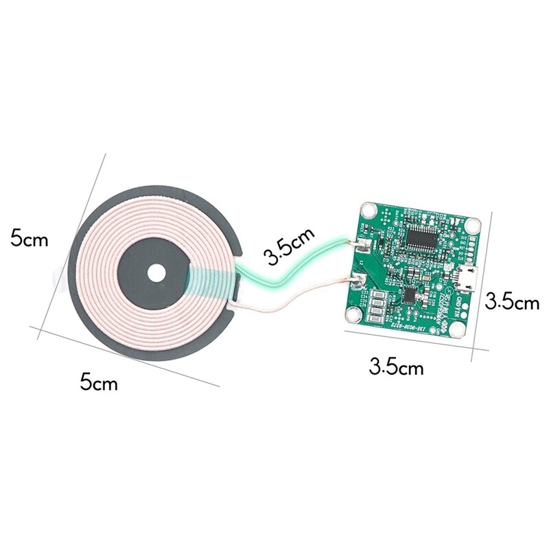 15W High Power 5V 12V Fast Charging Wireless Charger Transmitter Module ...
