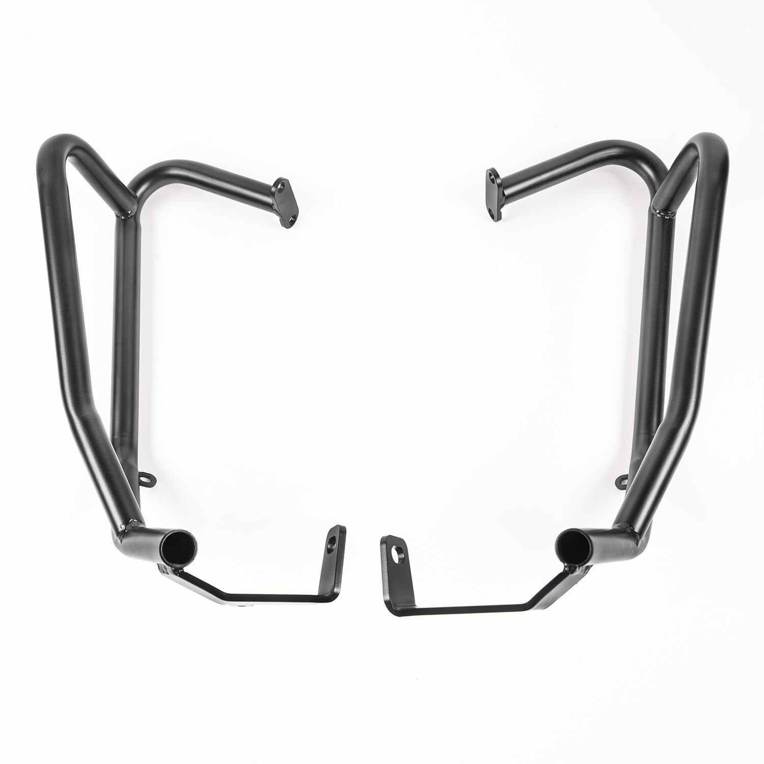 Allotmark Motorcycle Upper Lower Crash Bar Highway Engine Guard Frame Protector Bumpers With ...