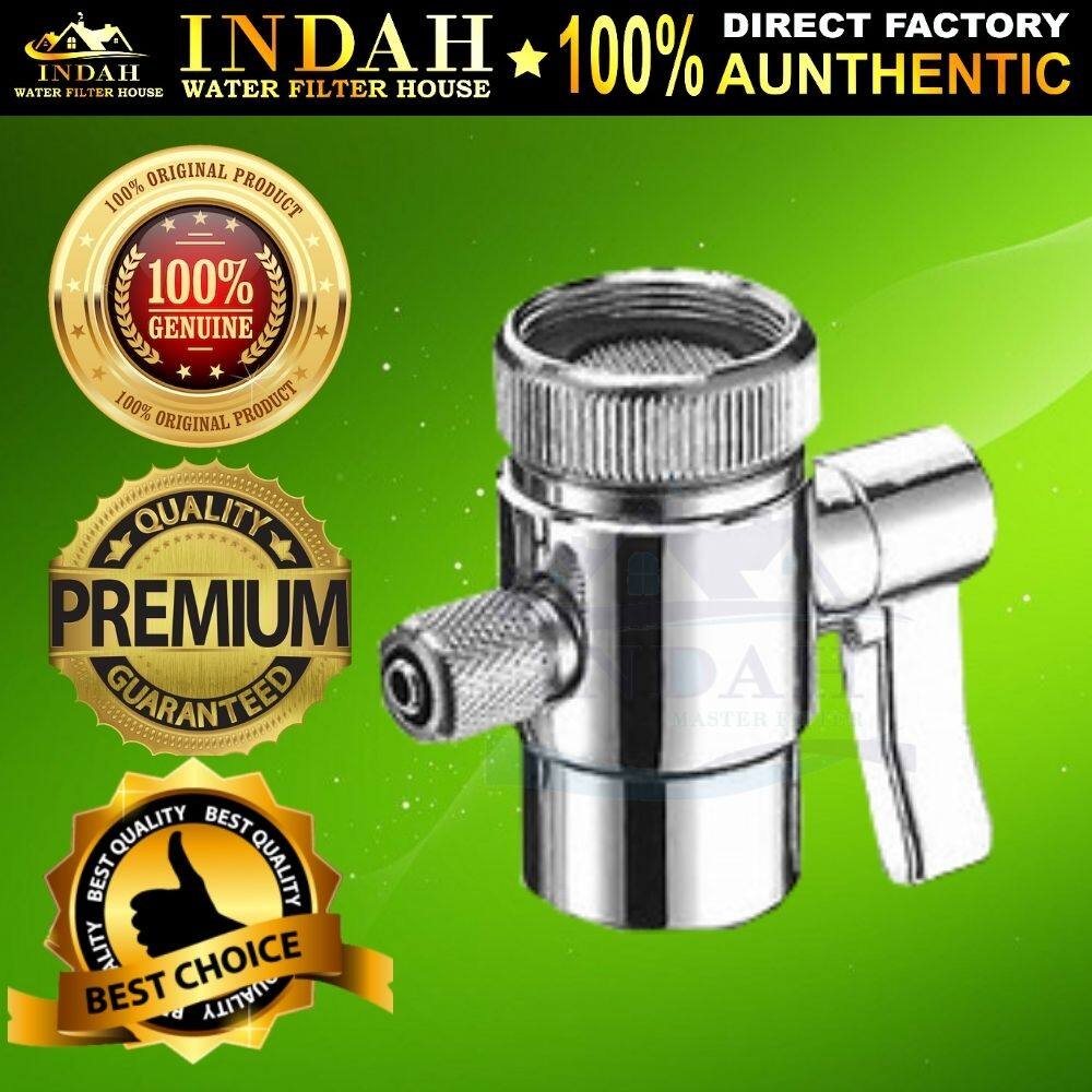 STANDARD ONE WAY Water Filter Diverter Valve / Adaptor For 1/4" Tube ...