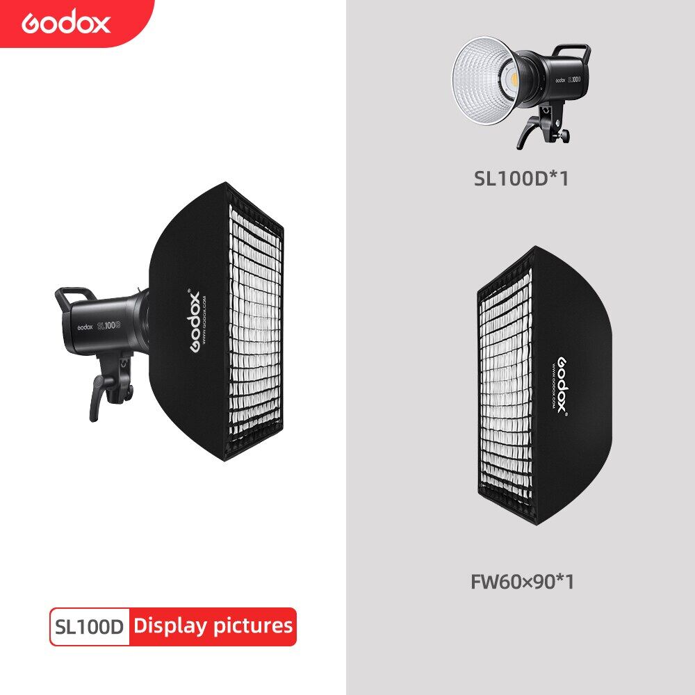 Godox SL100D 5600k Daylight LED Video Light with 8 Special effect Modes ...