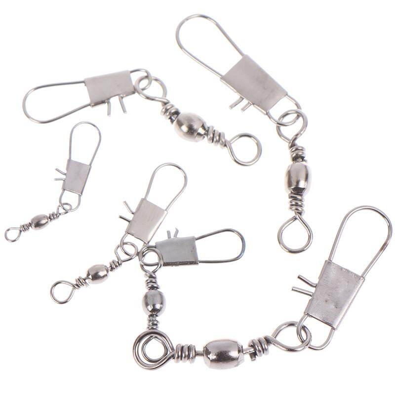 Extra Sweet Barrel swivels rings fishing line connector with interlock ...