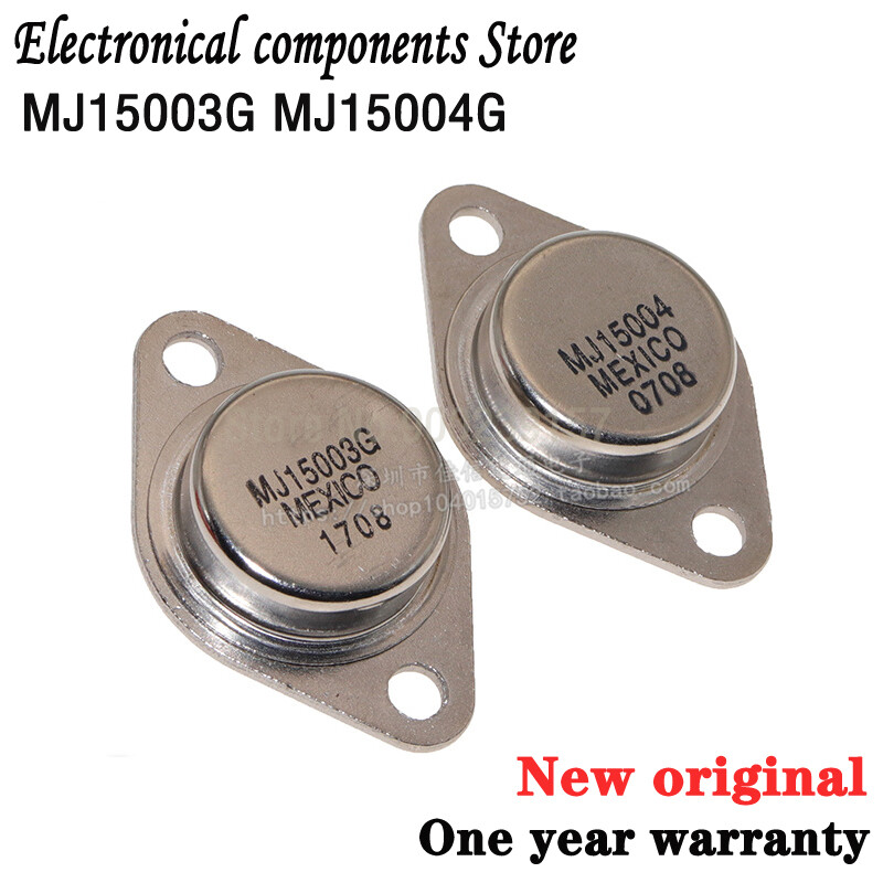 2คู่ = 4Pcs (2Pcs MJ15003G + 2Pcs MJ15004G) MJ15003 MJ15004-3 20A 140V ...