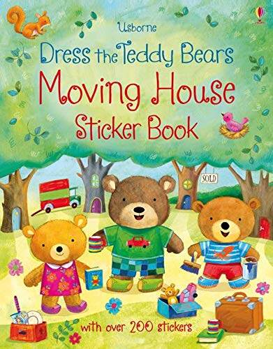 Usborne Dress the teddy bears Moving House Sticker Book | Lazada