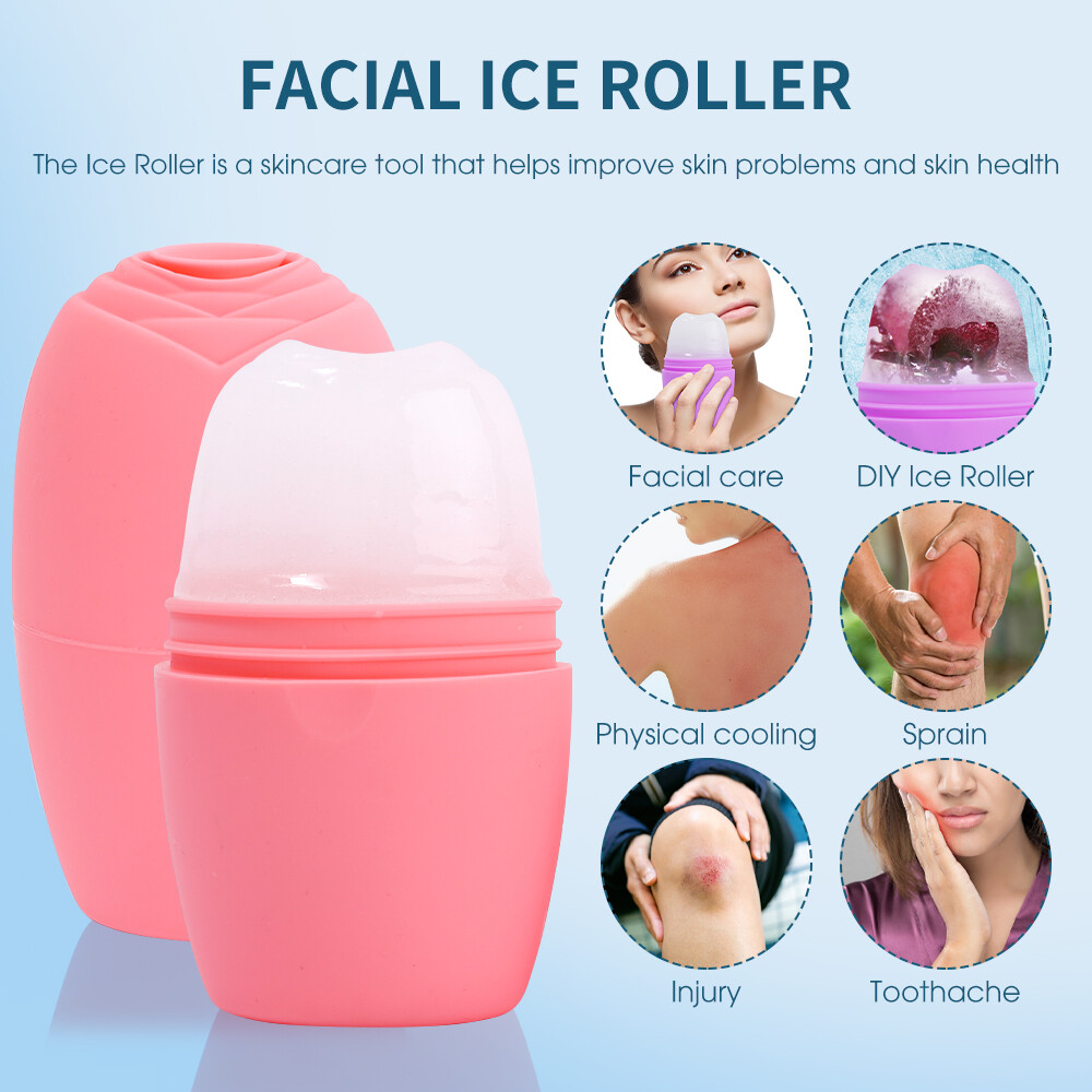 Face Roller Cool Ice Roller Massager Skin Lifting Tool Face Lift ...