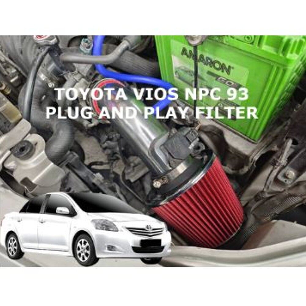 Toyota vios ncp93 2007-2013 engine filter plug and play Open Pod Filter ...