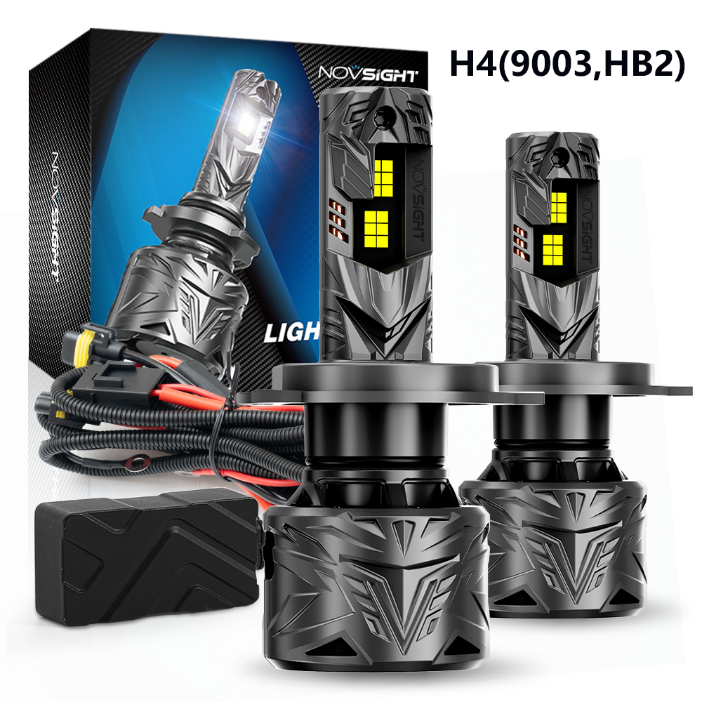 Novsight N70 LED Car Headlight bulbs 9005 HB3 9006 HB4 H4 H7 H11 LED Light for Car High / Low ...