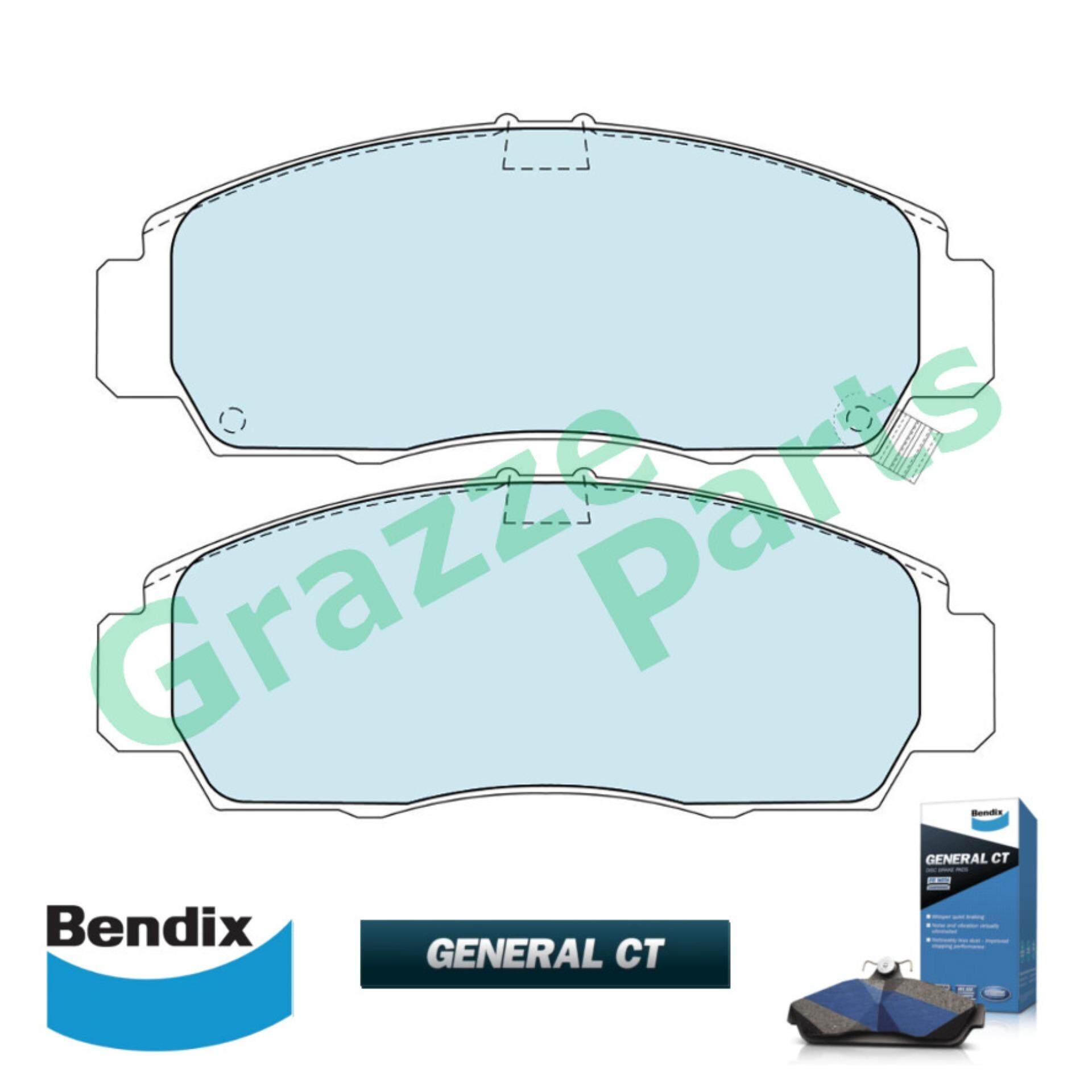 Bendix General CT Disc Brake Pad Front DB1393 - Honda Accord SDA TAO ...