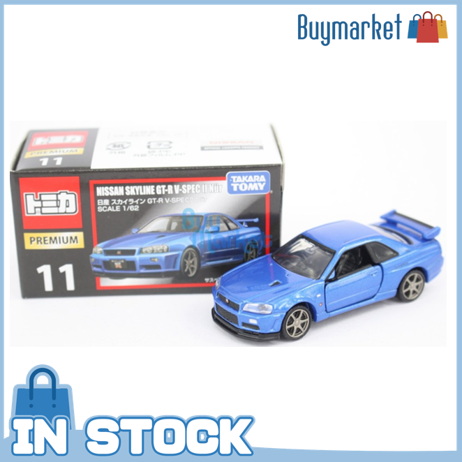 Takara Tomy Tomica Premium 11 Nissan Skyline GT-R V-SPECII Nur รถของเล่น Diecast | Lazada.co.th