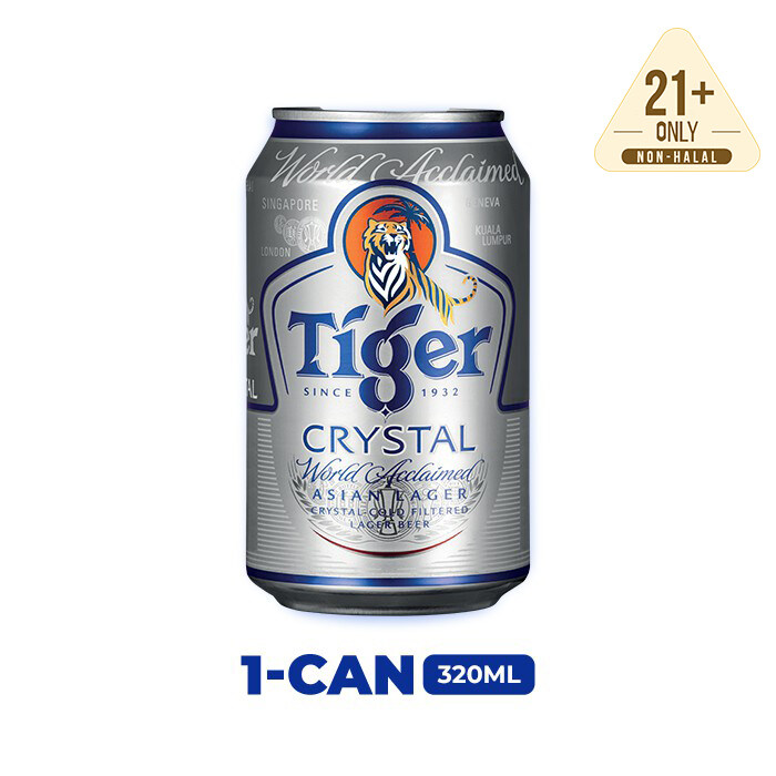 Tiger Crystal Beer can 320ml | Lazada