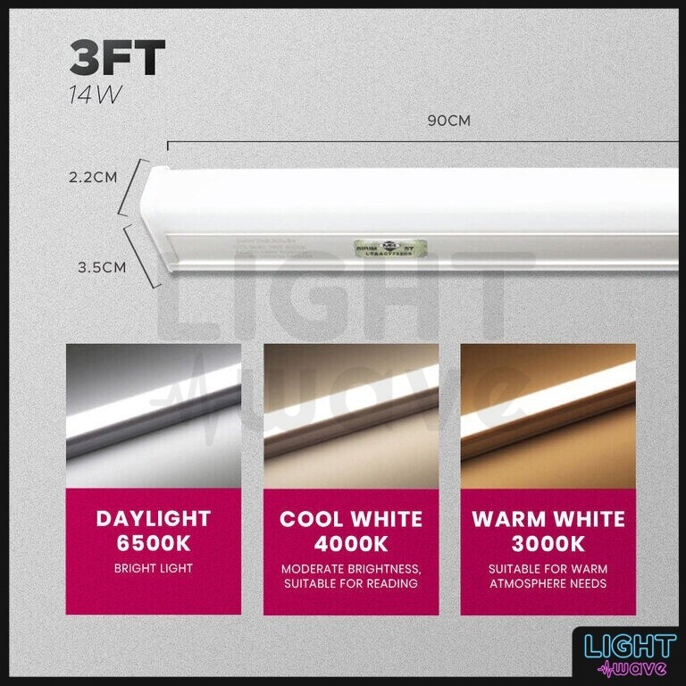 [SIRIM] LED T5 BATTEN [1FT/2FT/3FT/4FT] [5W/9W/14W/18W] LED T5 COMPLETE ...