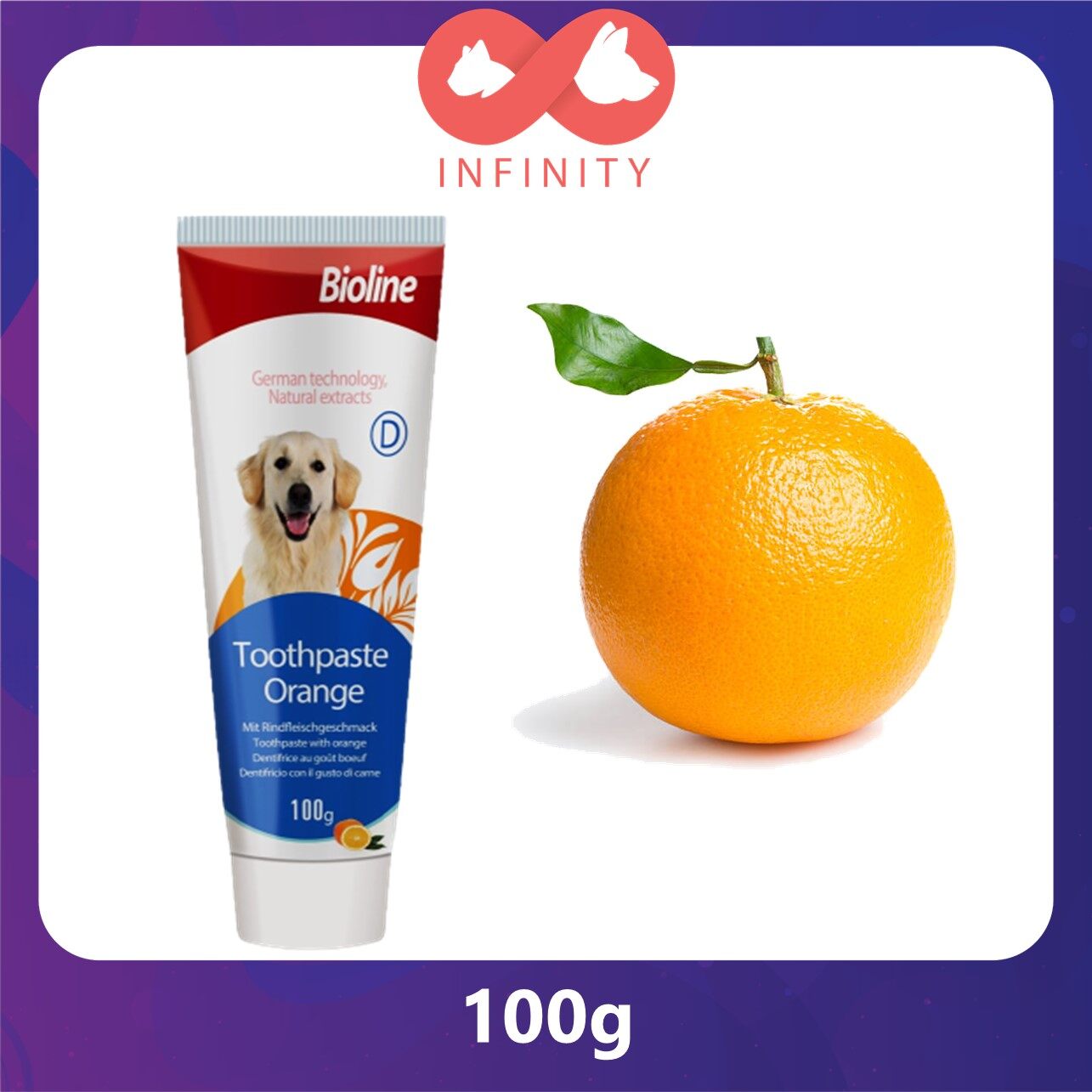 Bioline Toothpaste Dental Care Gel 100G ( Mint , Orange , Beef ...